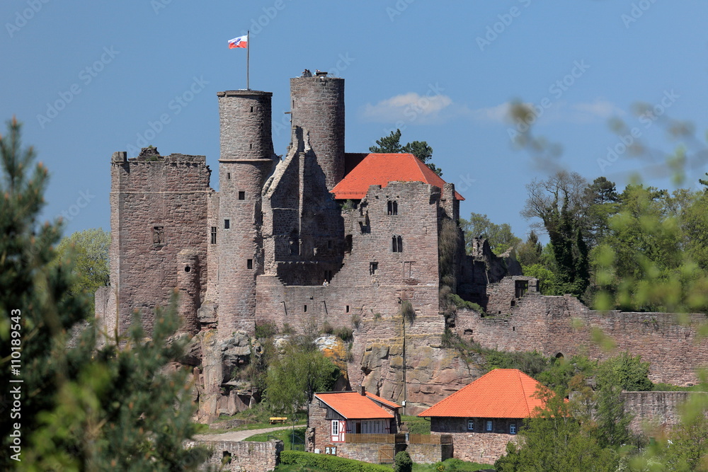 Die Burgruine Hanstein bei Bornhagen in Thüringen Photos | Adobe Stock