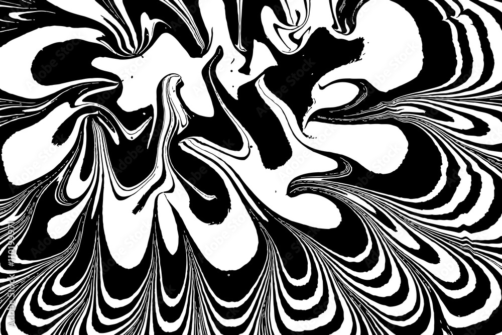 Ink texture. Ebru, traditional Turkish painting art on water. Hand ...