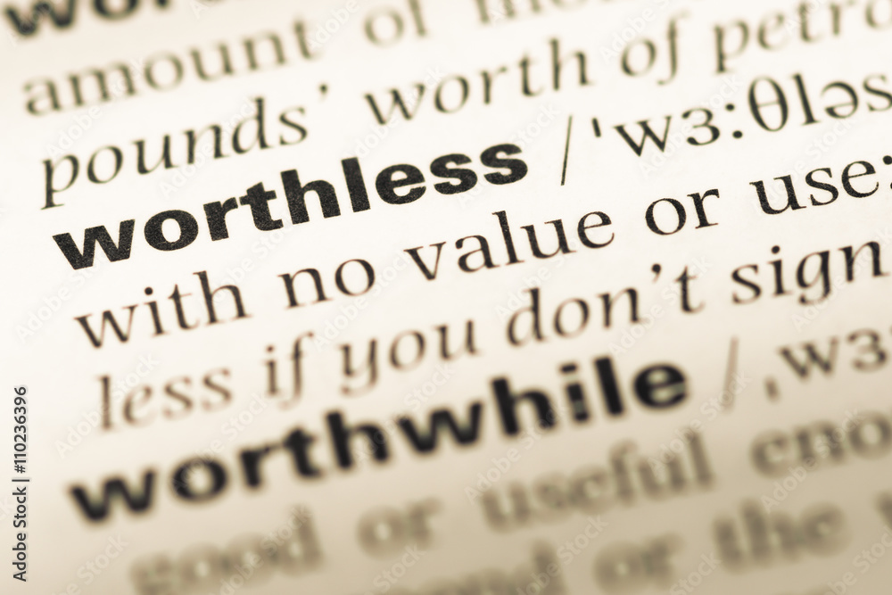 The Word Worthless
