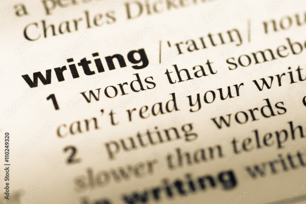Dictionary Words On A Page
