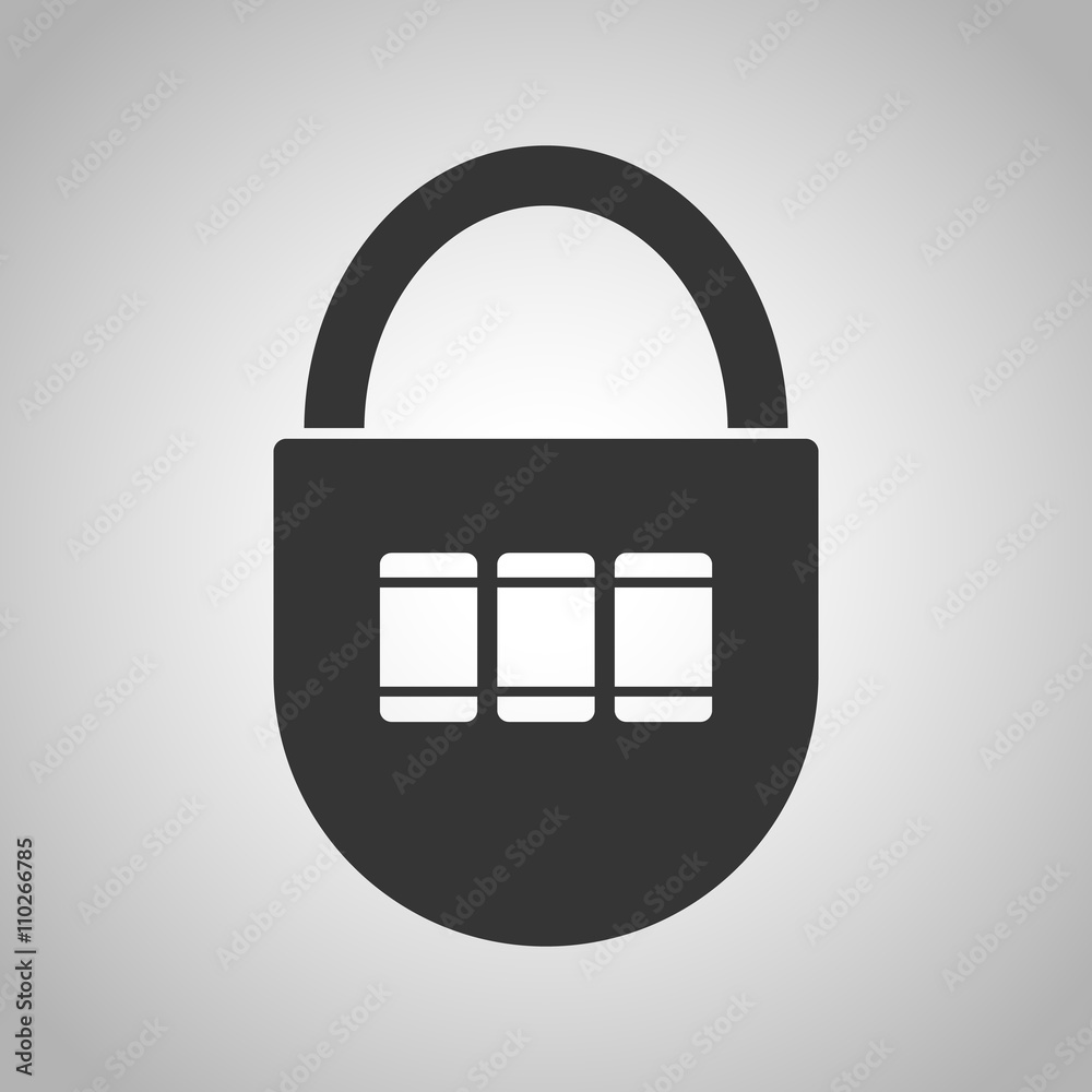 combination lock icon Stock Vector | Adobe Stock
