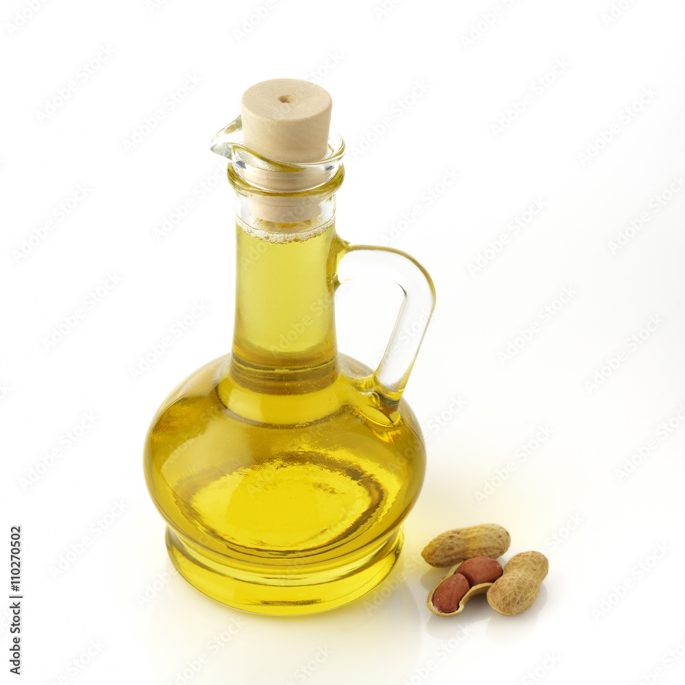 Ground Nut Oil / High resolution image of ground nut oil on white ...