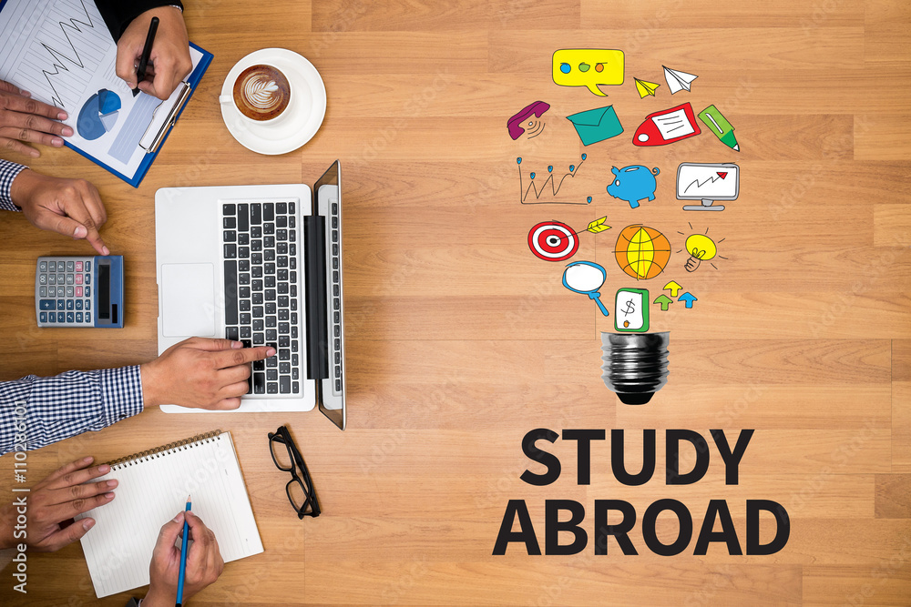 STUDY ABROAD Stock Photo | Adobe Stock