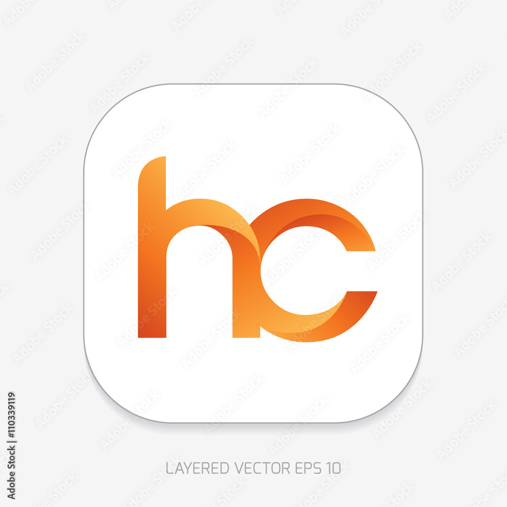 Vetor de HC Logo do Stock | Adobe Stock