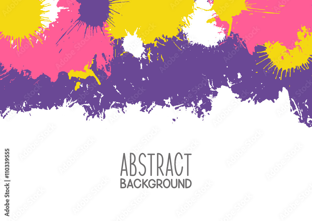 Paint splash background for Your design Stock Vector | Adobe Stock