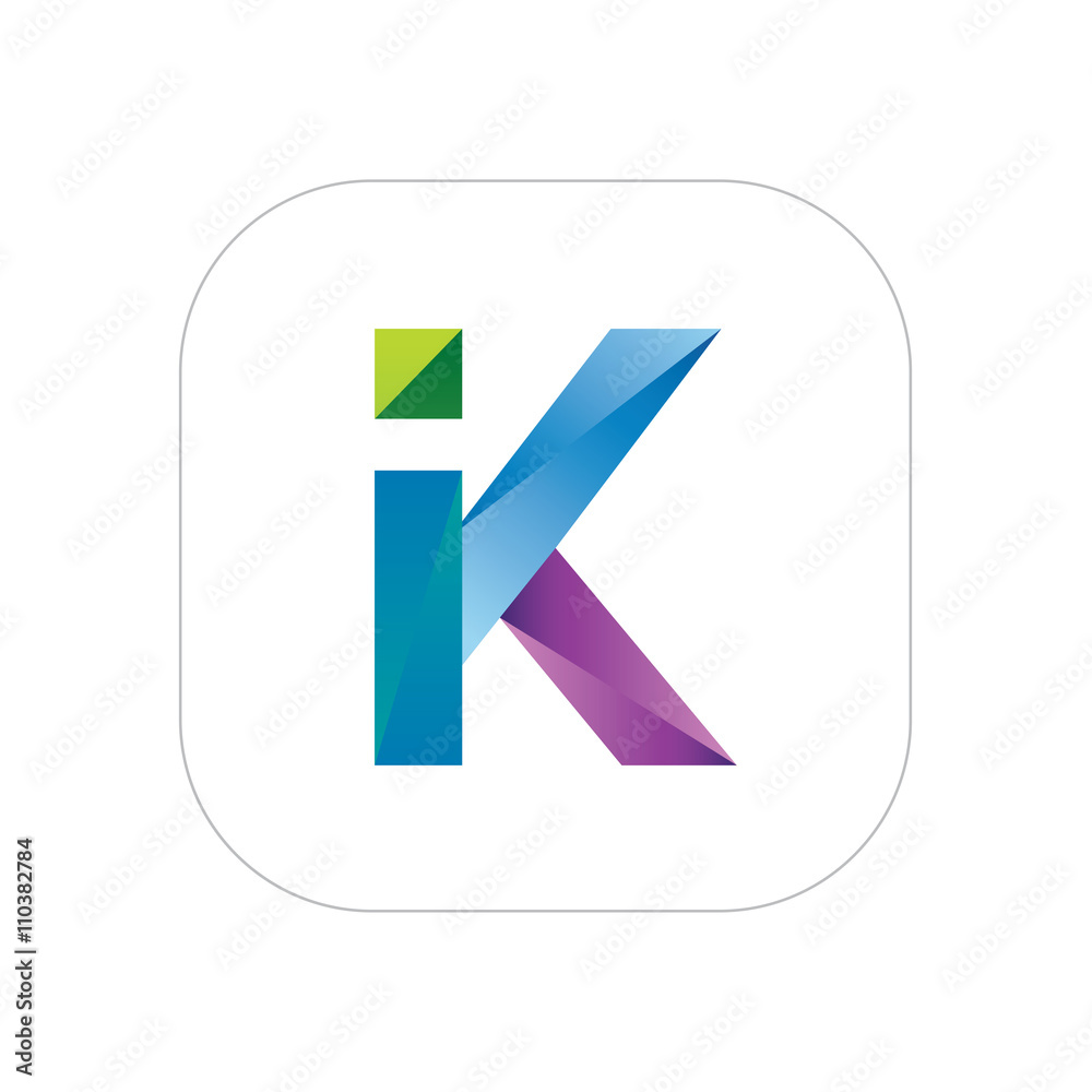 IK Logo Stock Vector | Adobe Stock