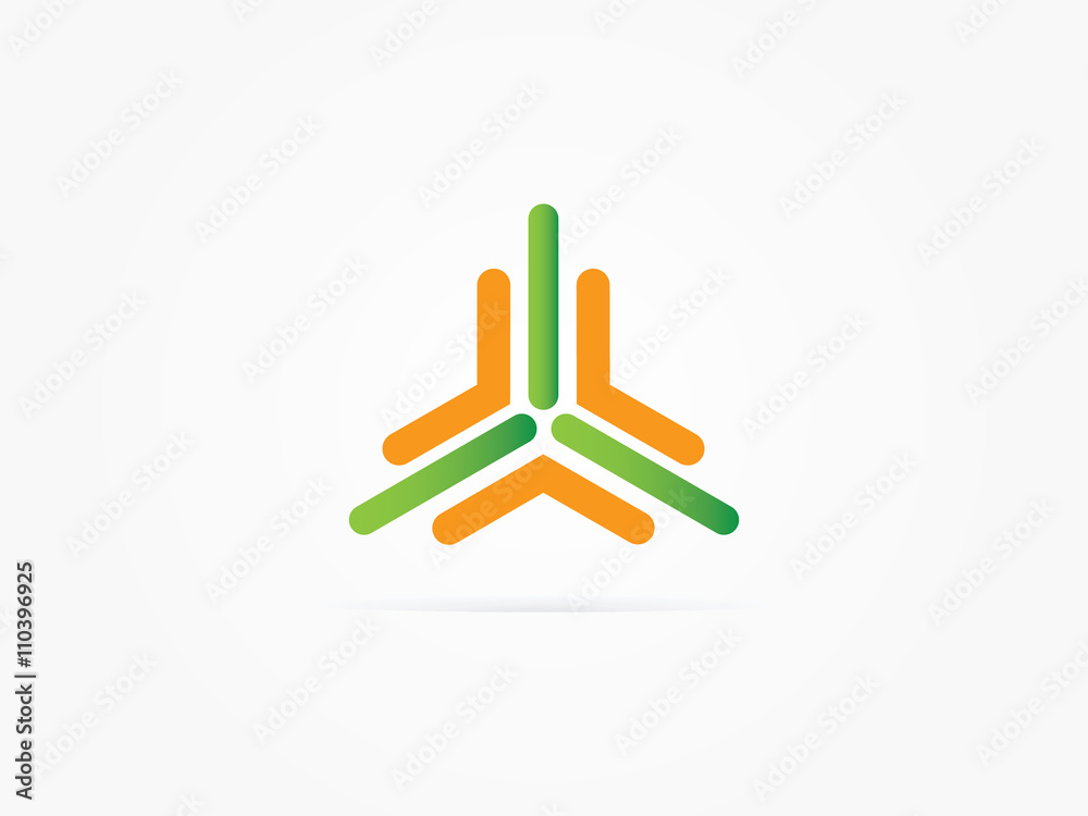 three pillars logo vector Stock Vector | Adobe Stock