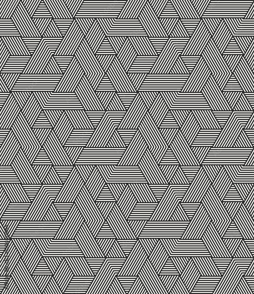 Modern stylish geometric texture with irregular structure of striped ...