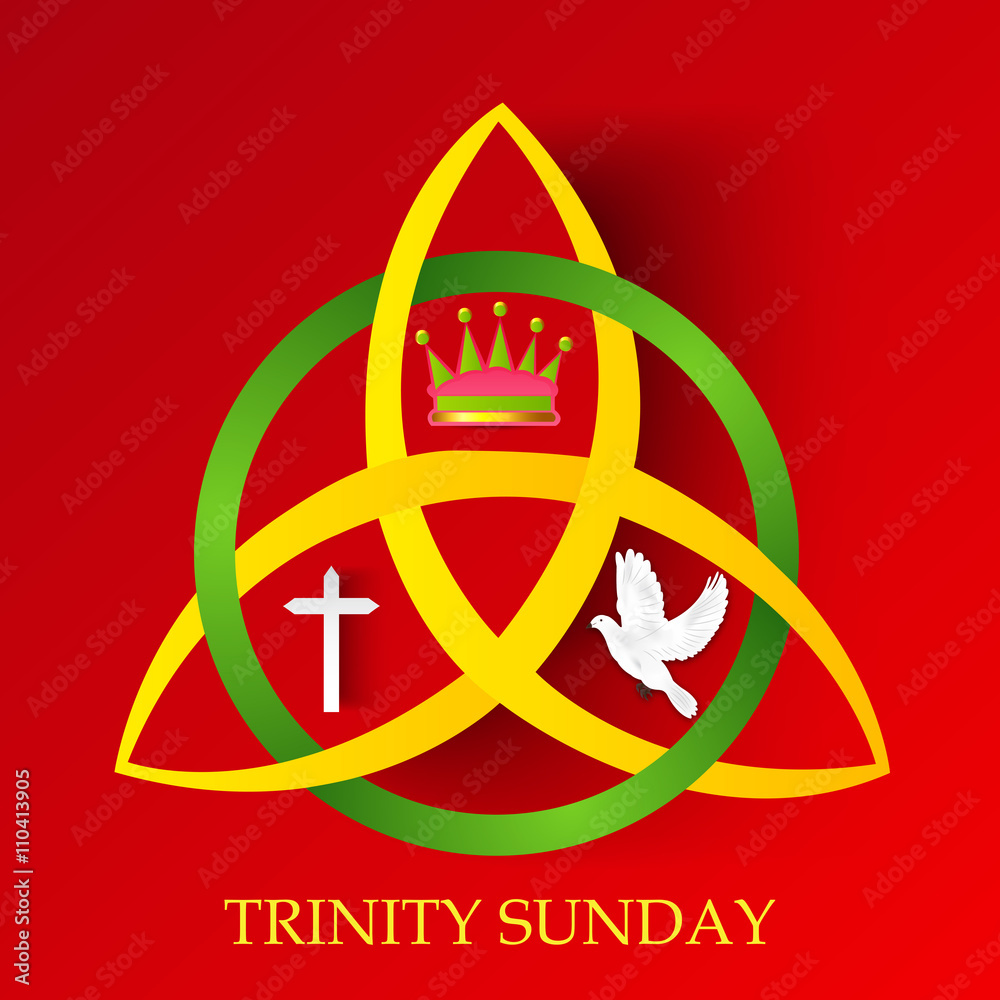 Trinity Sunday Stock Illustration | Adobe Stock