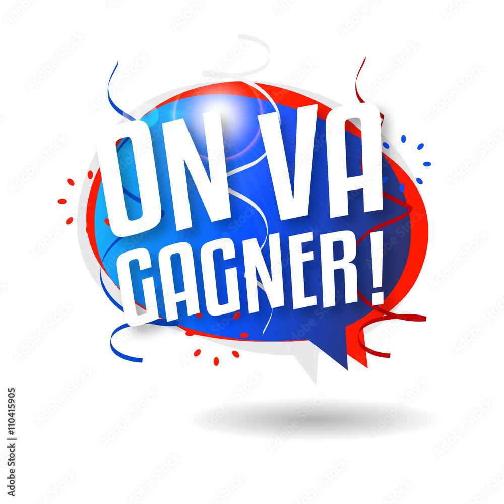 Vecteur Stock On va gagner ! | Adobe Stock