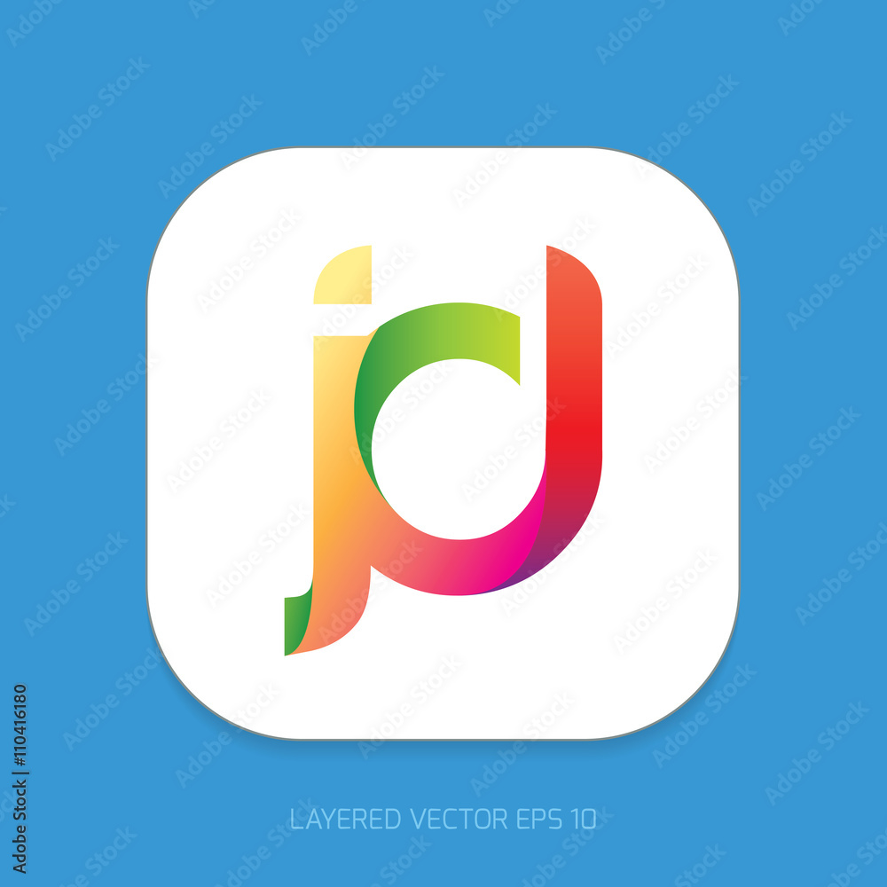 JD Logo Stock Vector | Adobe Stock