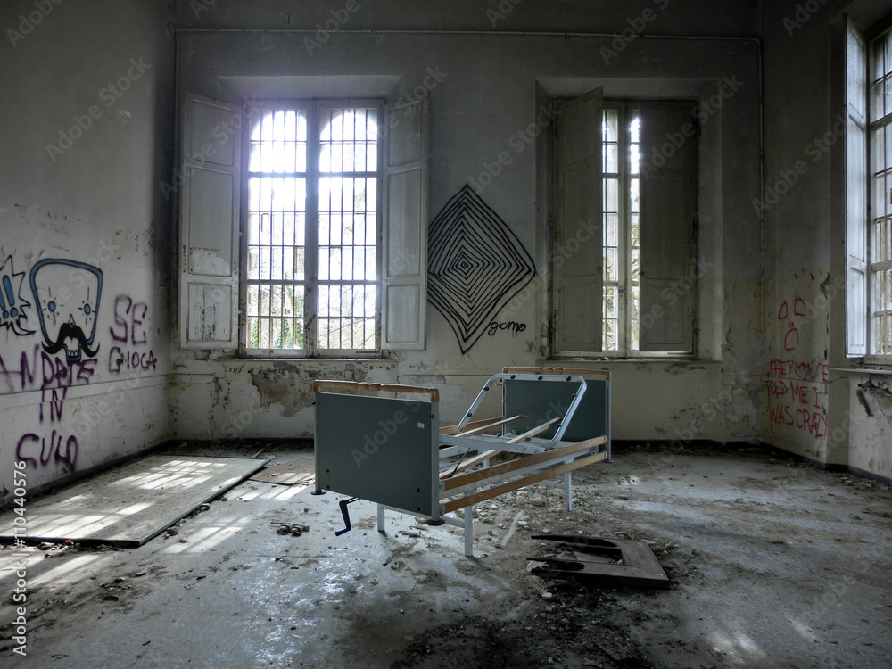 Abandoned Hospital Bed