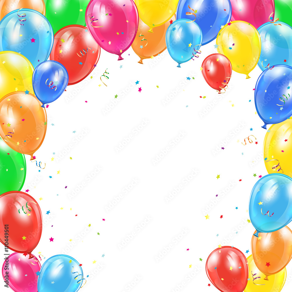 Birthday Balloons Frames