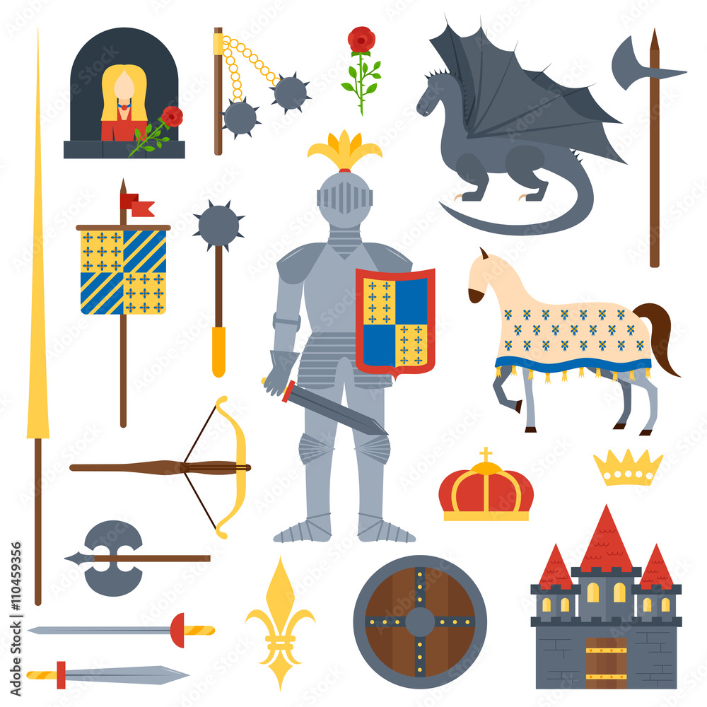 knight symbols vector illustration. Stock Vector | Adobe Stock