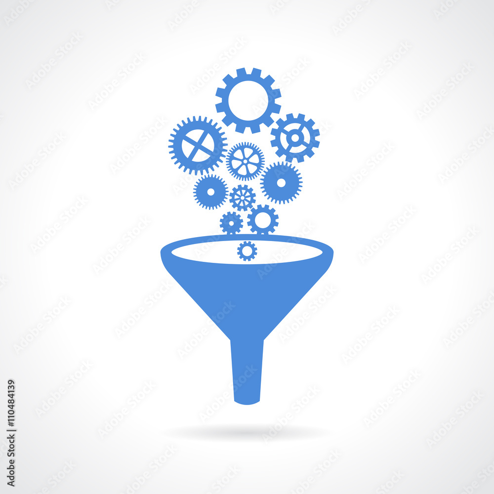 Abstract technical icon Stock Vector | Adobe Stock