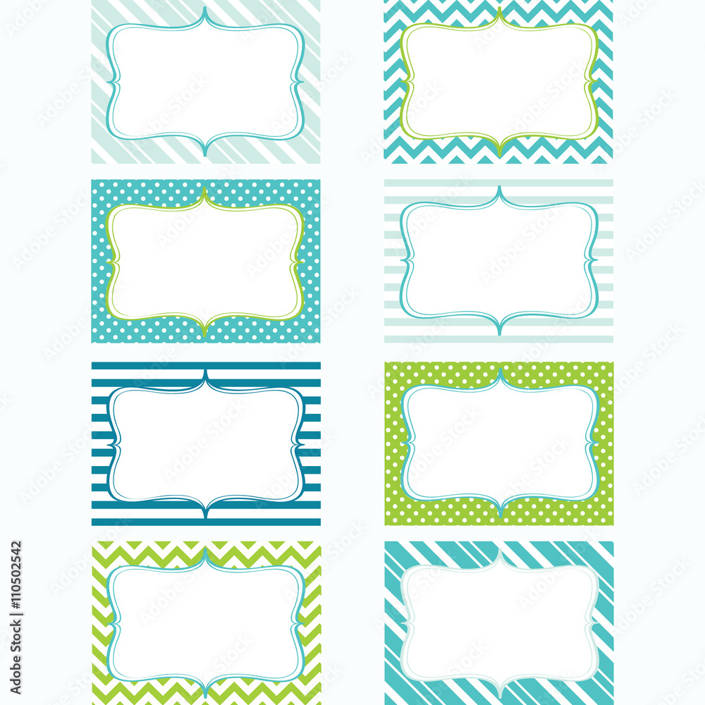 Printable Labels Set.Tags. Photo Frame, Gift Tags, Card Making ...