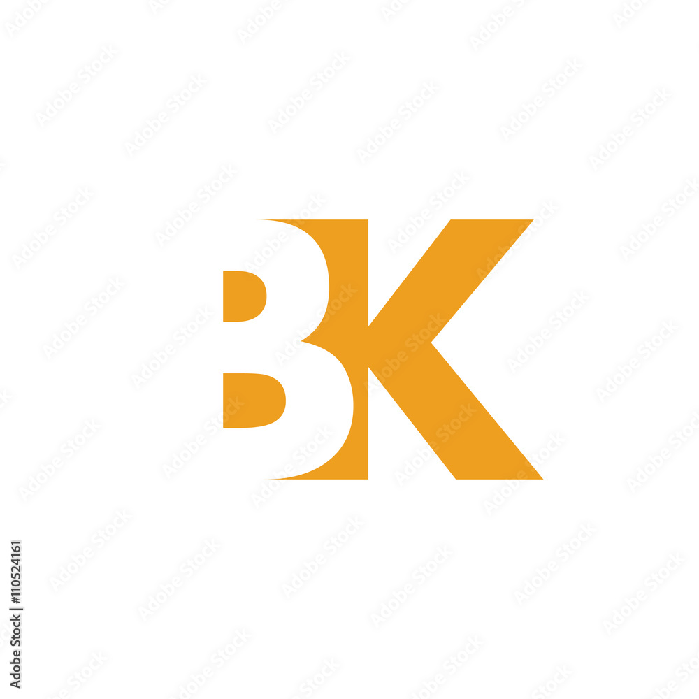 BK Logo | Vector Graphic Branding Letter Element | jpg, eps, path, web ...