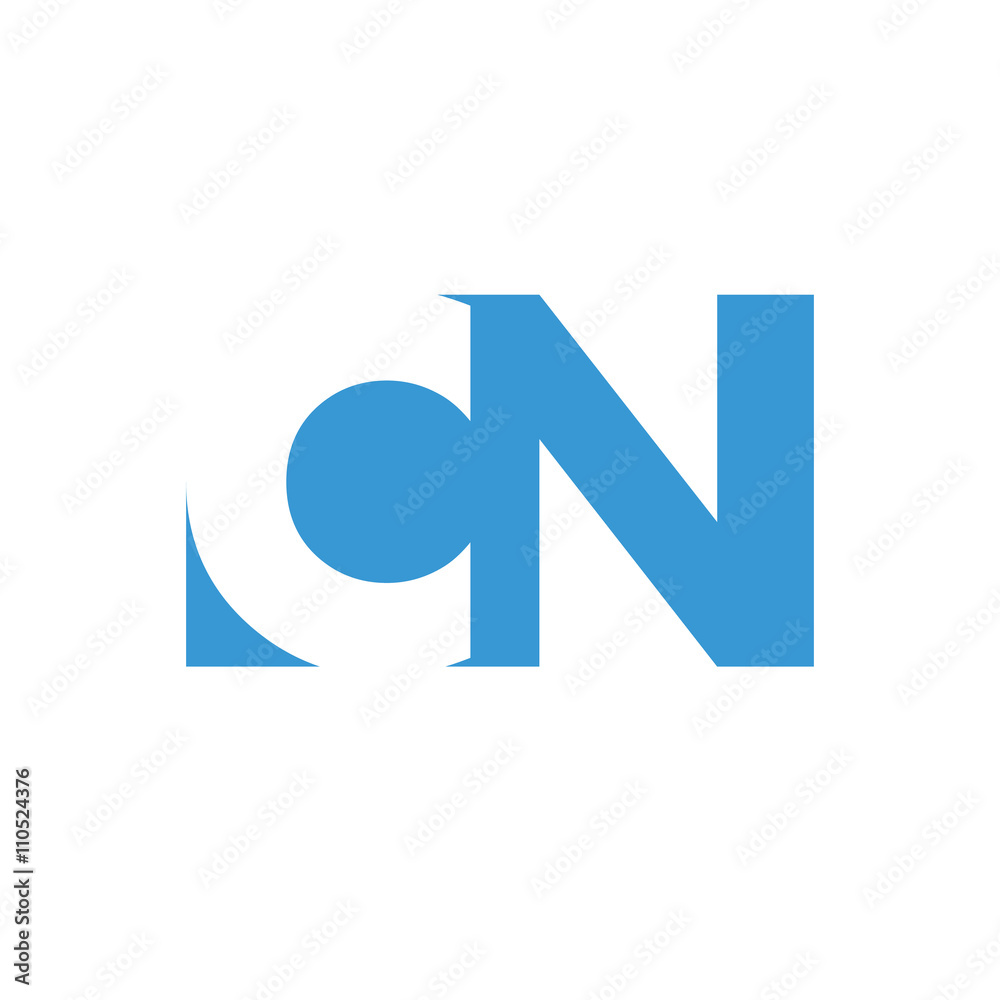 CN Logo | Vector Graphic Branding Letter Element | jpg, eps, path, web ...