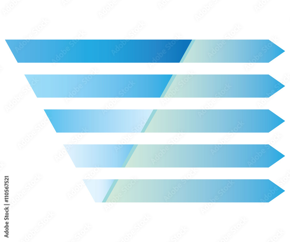 blue pyramid chart Stock Vector | Adobe Stock