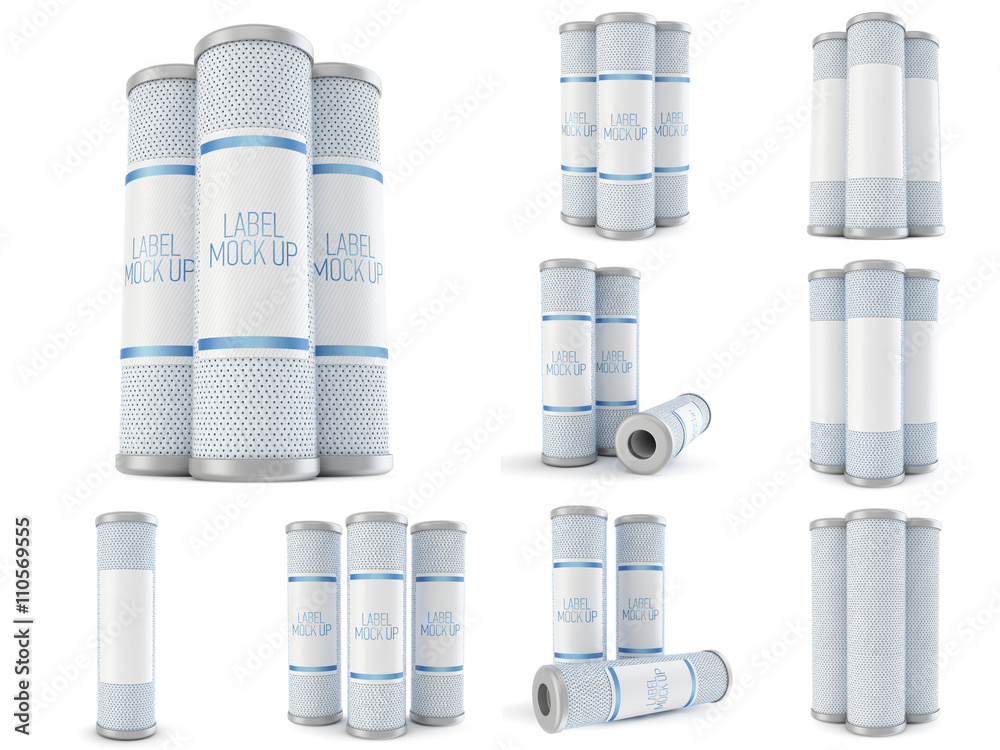 Water filter mock up isolated on white background Stock Illustration ...