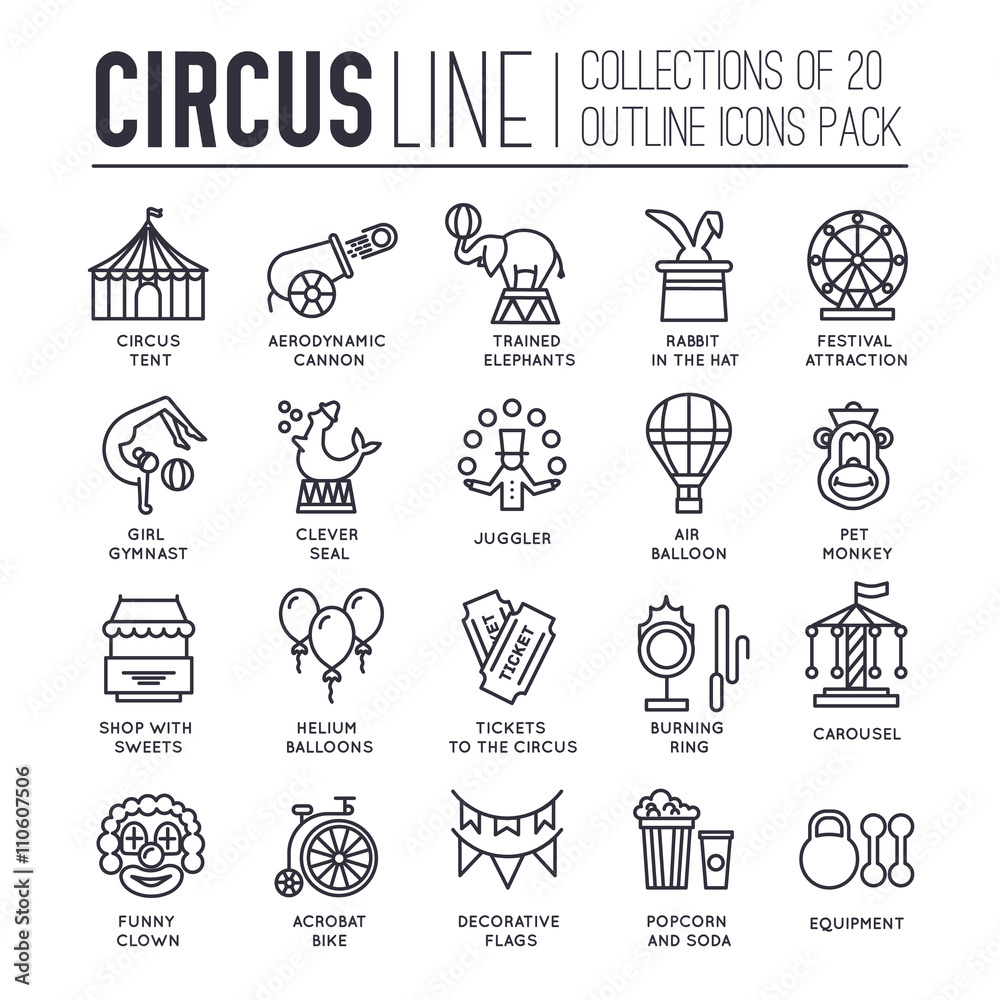 Circus Outline Circus Outline PNG Transparent Images Free Download