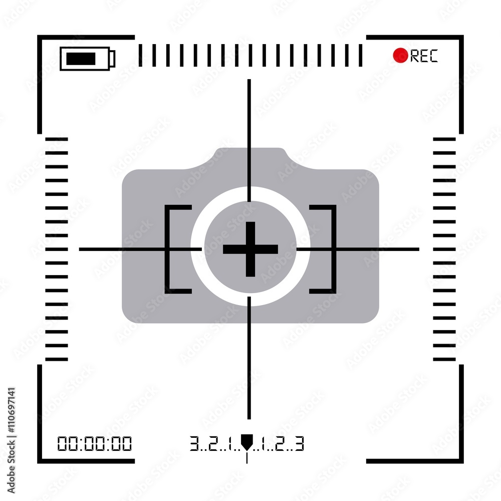 focus camera design Stock Vector | Adobe Stock