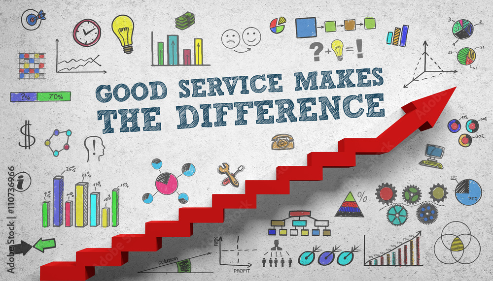 Good Service makes the Difference! Stock 写真 | Adobe Stock