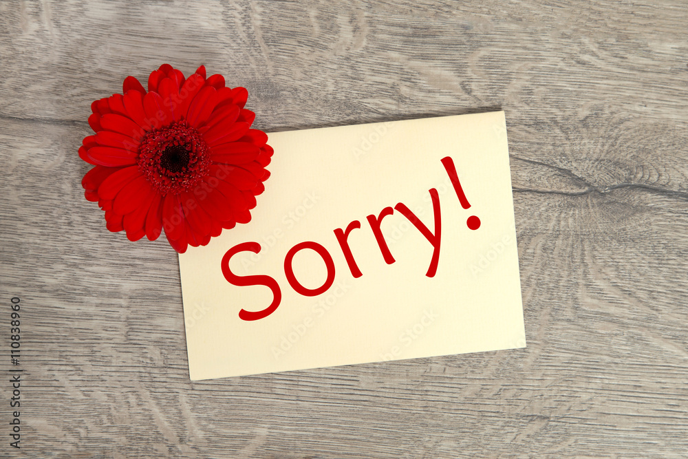 Sorry! Stock Photo | Adobe Stock