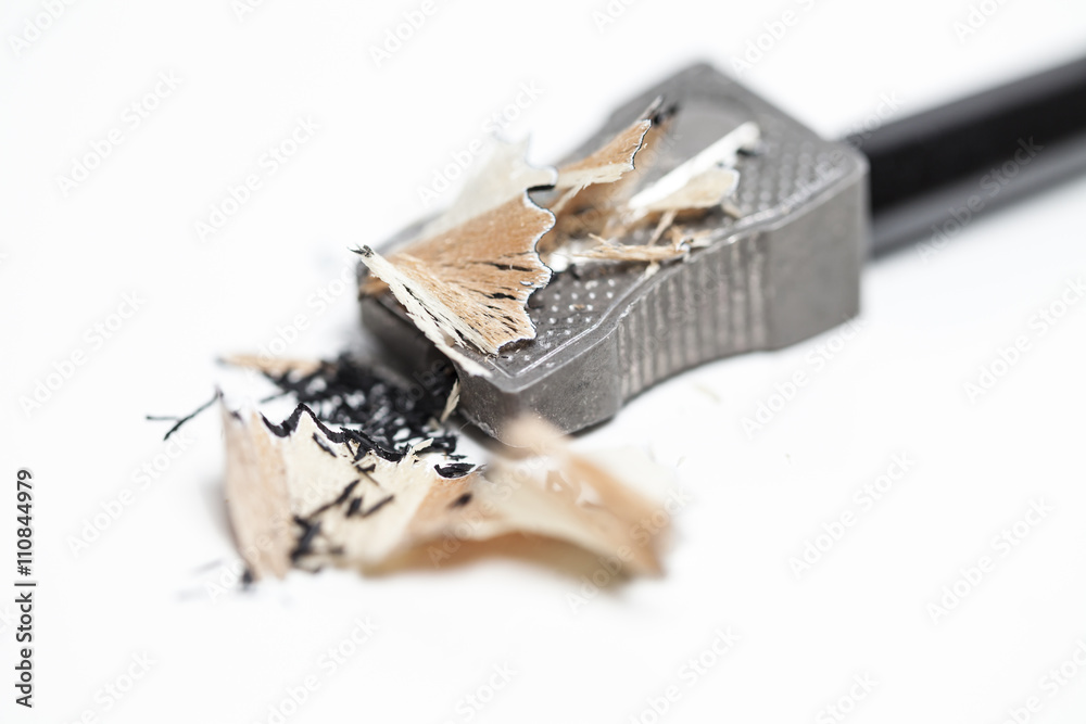 Anspitzer mit Stift Stock-Foto | Adobe Stock