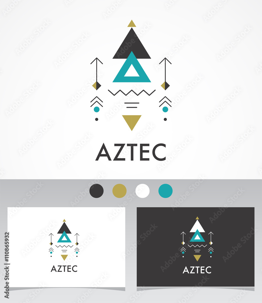 Vetor de Esoteric, Alchemy, sacred geometry, tribal and Aztec, sacred ...