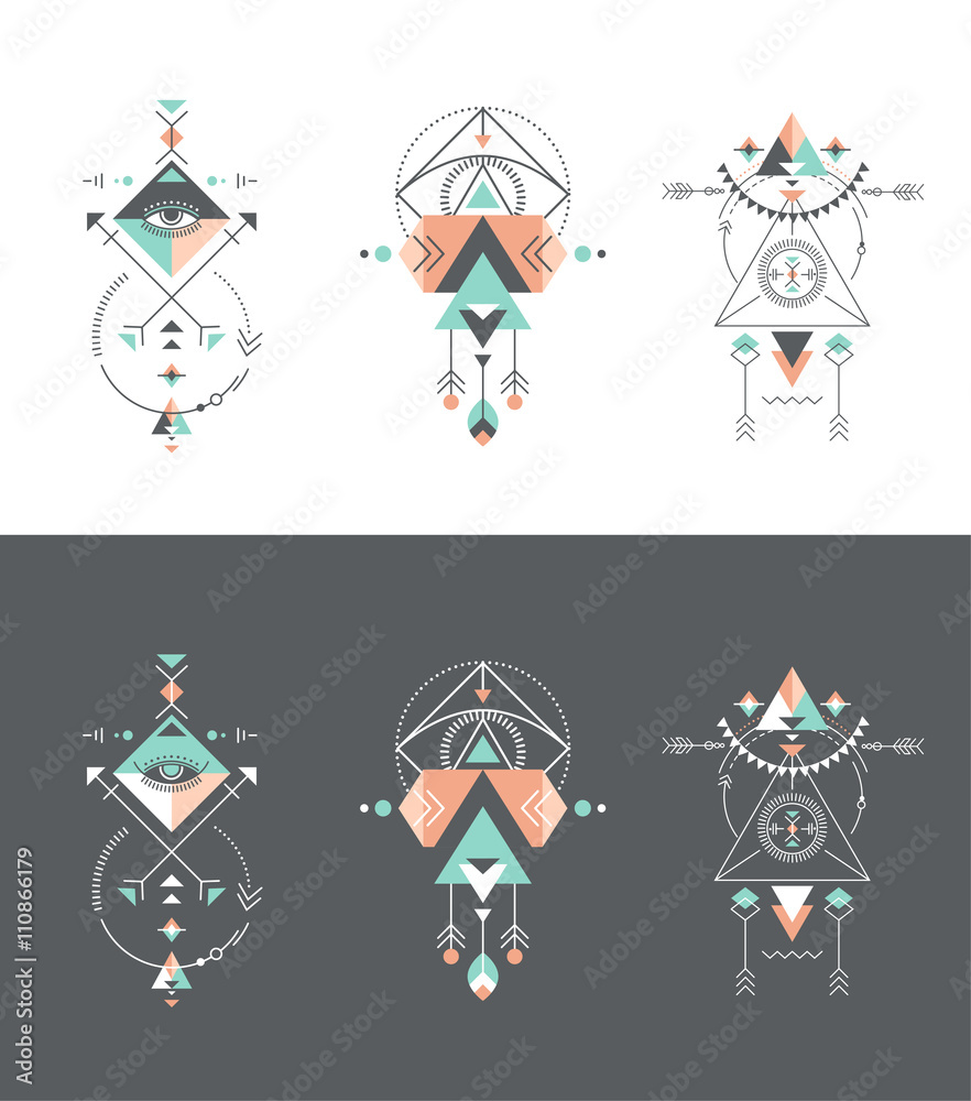 Esoteric, Alchemy, sacred geometry, tribal and Aztec, sacred geometry ...