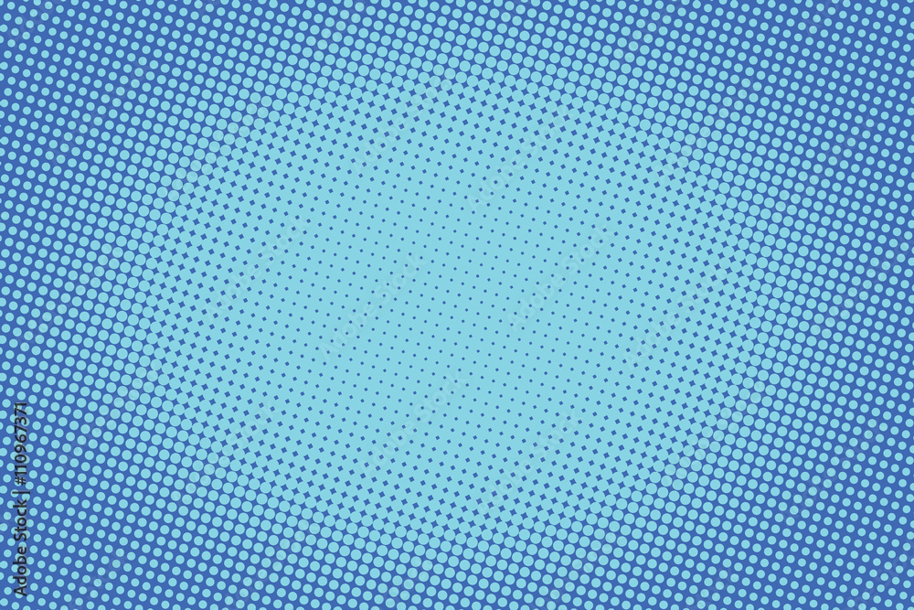 retro comic blue background raster gradient halftone Stock Vector ...