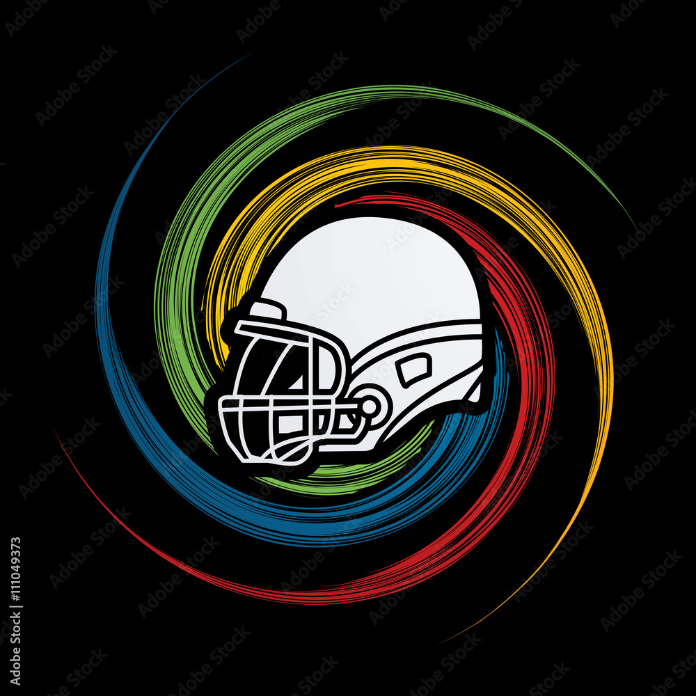 Football Helmet Vector Side