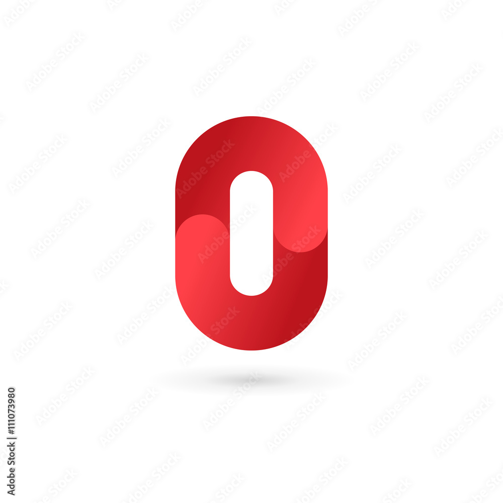 Number 0 logo icon design template elements Stock Vector | Adobe Stock