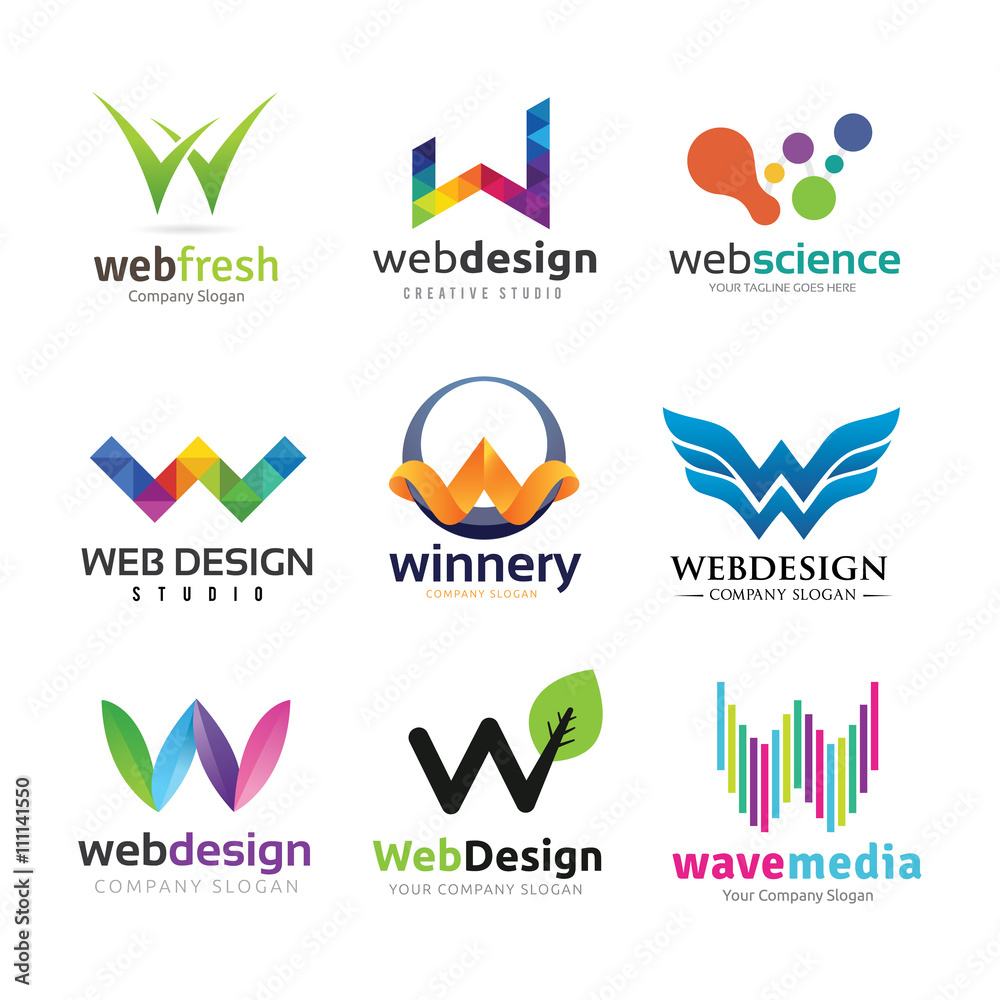 Alphabet letters logo set. logo design template elements for your ...