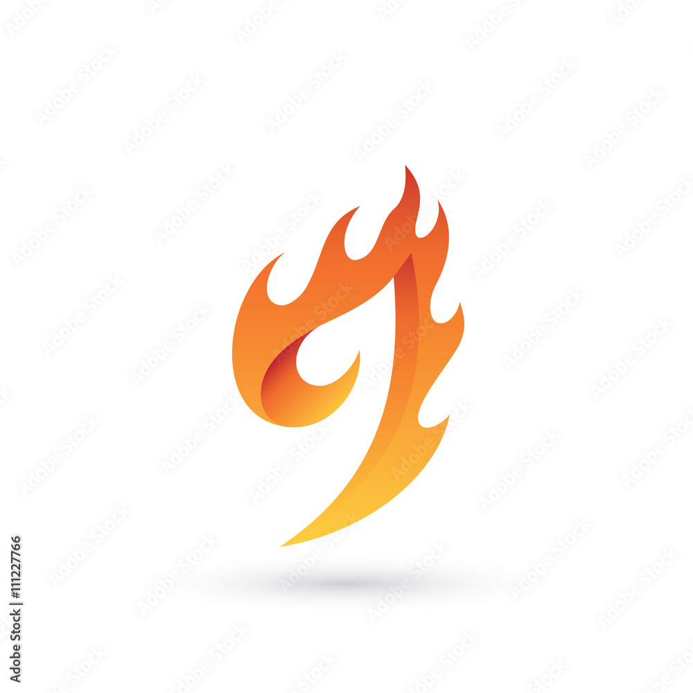 Fire Design Element Stock Vector | Adobe Stock