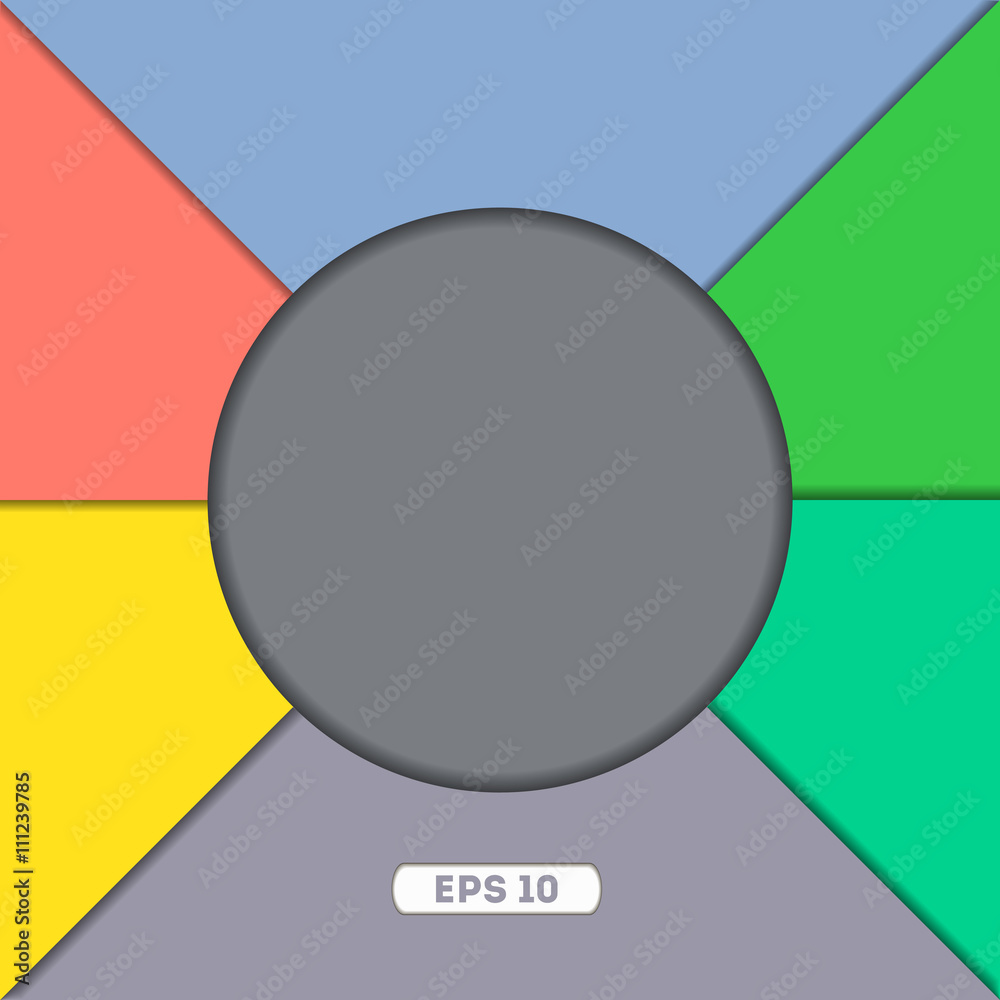 Background Unusual modern material design. Square format. Vector ...