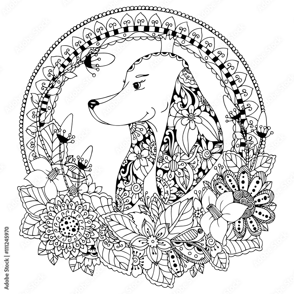 Scribble Art Coloring Pages