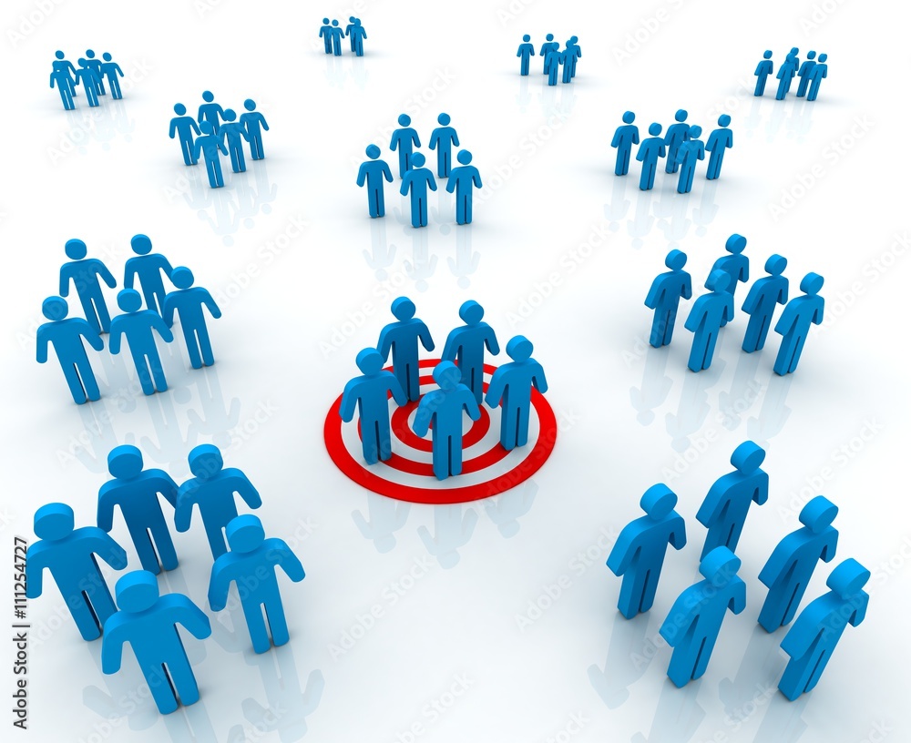 Target Market Stock-Illustration | Adobe Stock