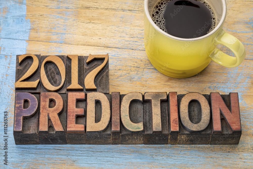 2017 prediction concept Stock Photo | Adobe Stock