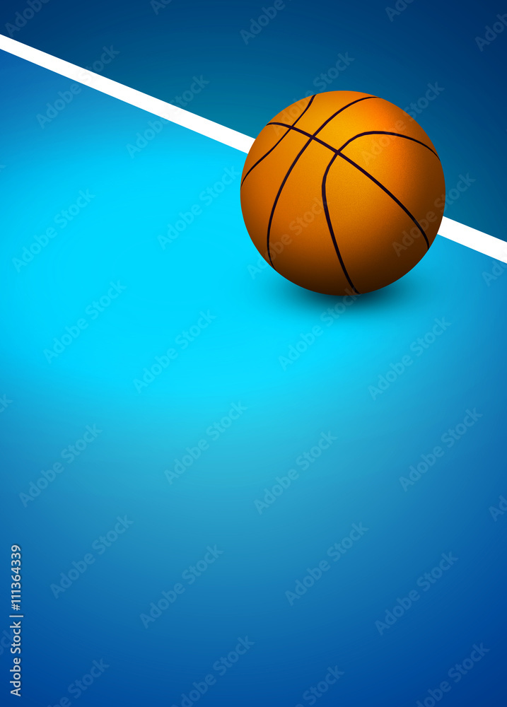 3D rendering basketball background Stock Illustration | Adobe Stock