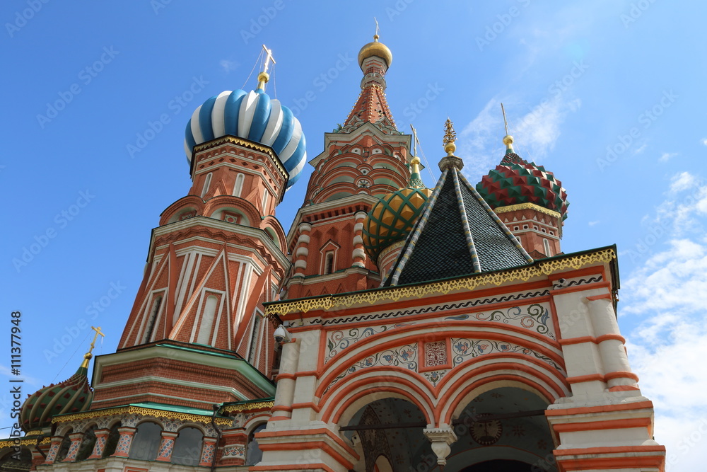 Poster Exterior of the building of the famous St. Basil's Cathedral ...