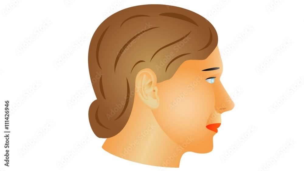 Old woman. Ageing face changes, face lift. Beauty concept skin aging ...