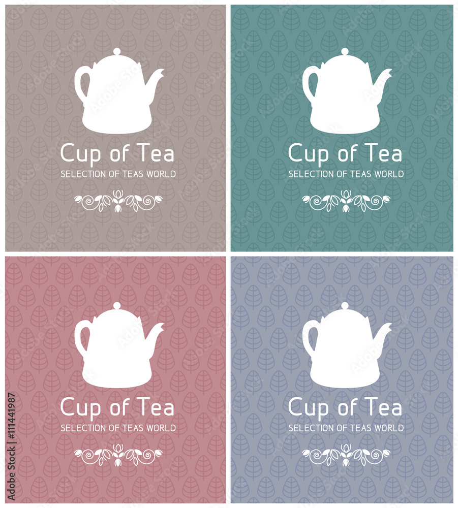 Thé, Logo, identité visuelle, marque, packaging, pictogramme, picto ...