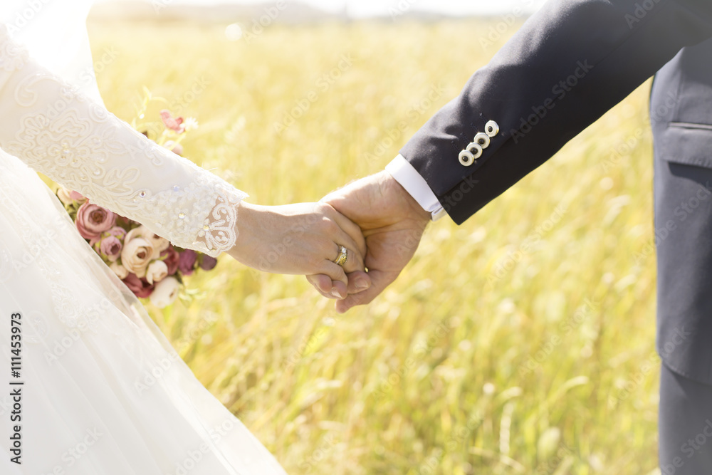 Wedding Couple Hands Stock Photo | Adobe Stock