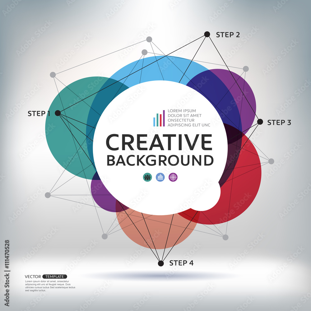 abstract background and geometric shapes. Vector design layout for ...