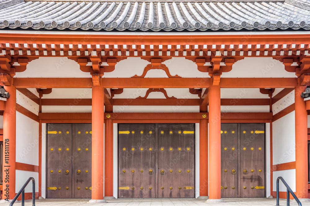 Japanese Buddhist Temple Gate