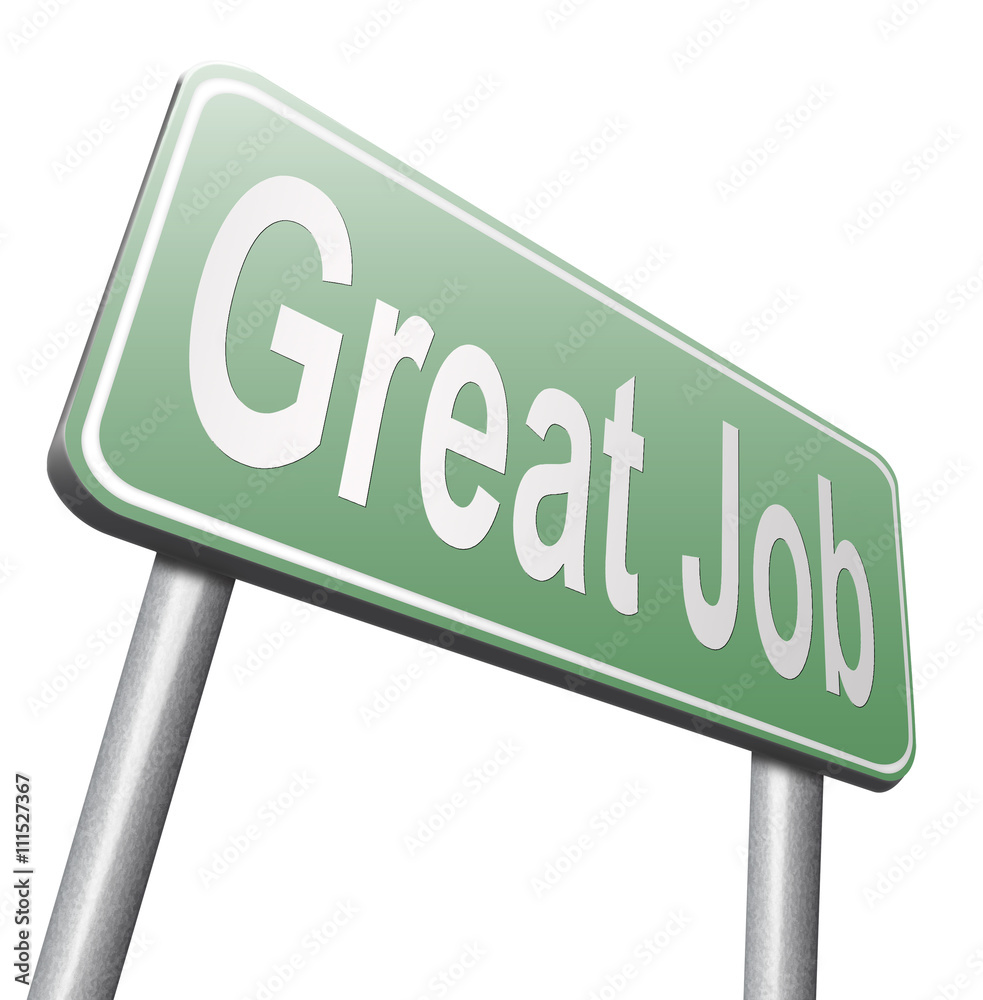 great job Stock Illustration | Adobe Stock