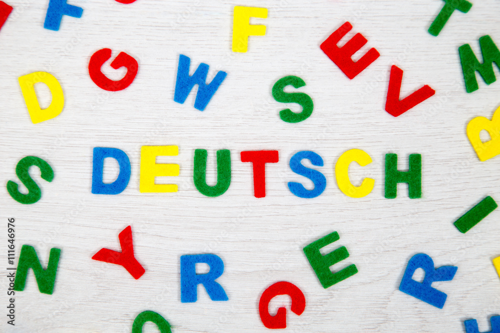 Deutsch Stock-Foto | Adobe Stock