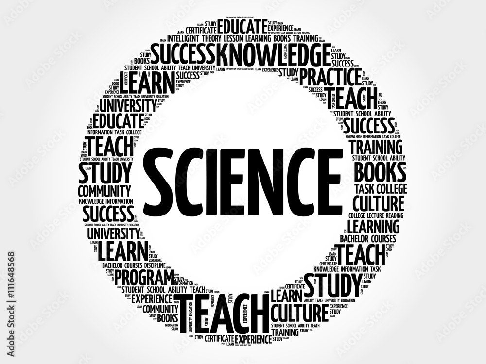 SCIENCE word cloud, education concept Stock Vector | Adobe Stock